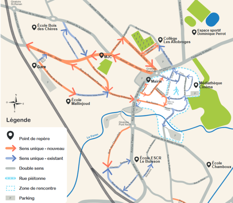 Expérimentation d’un nouveau plan de circulation - La Roche Autrement
